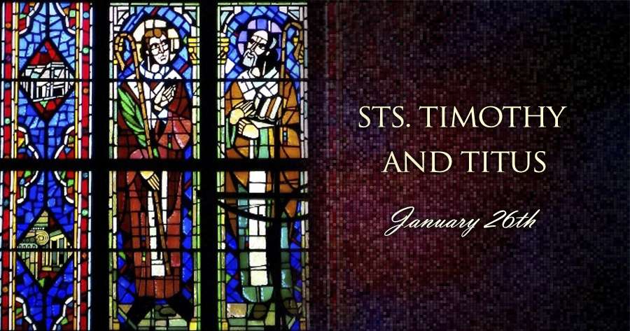 Saint of the day: Sts. Timothy and Titus